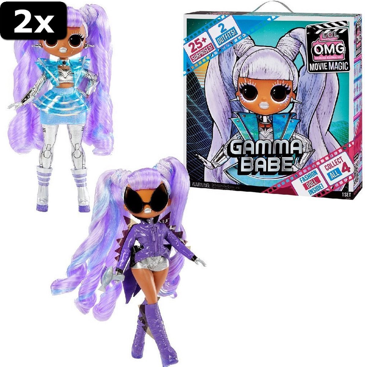 2x LOL Surprise OMG Movie Magic Pop Gamma Babe | bol.com