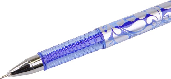 Uitwisbare pennen- 6 stuks- Blauw- Inclusief 6 refill- Uitwisbare pen ...