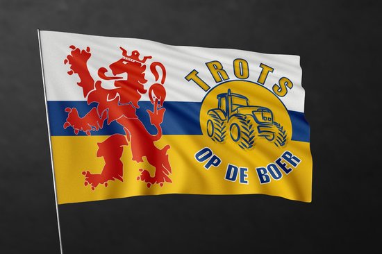 Boeren Protest Vlag - Trots Op De Boer - Limburg - Boerenprotest ...