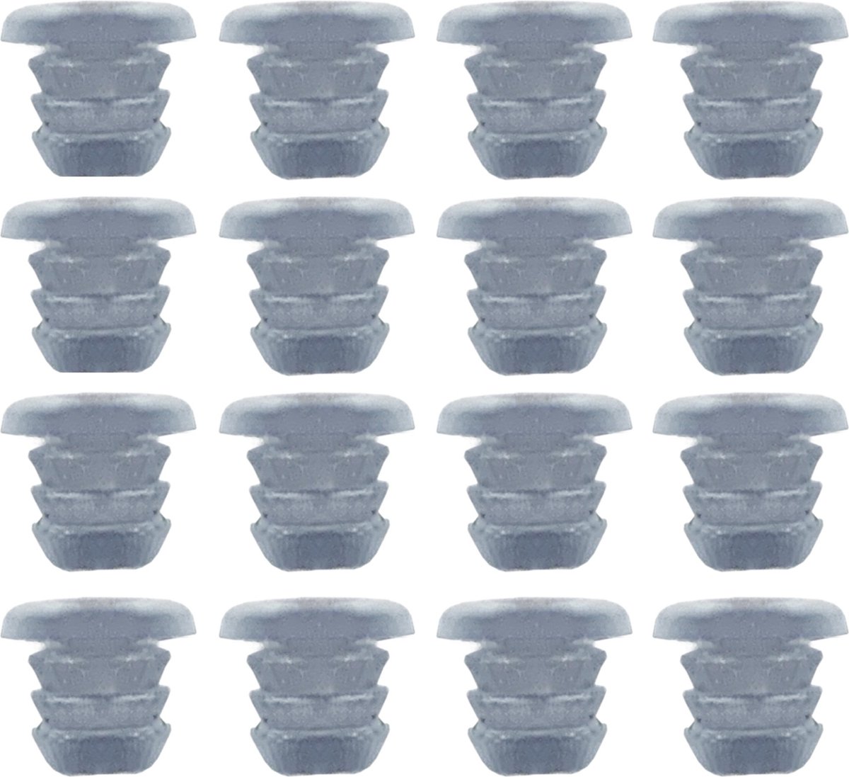 Set van 300 pvc dopjes, buffers, deurdempers (type 1, transparant, 5 mm ...