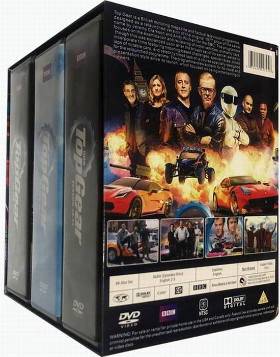 Top Gear Seizoen 1-31 DVD box (Collector Edition) (Dvd), Jeremy ...