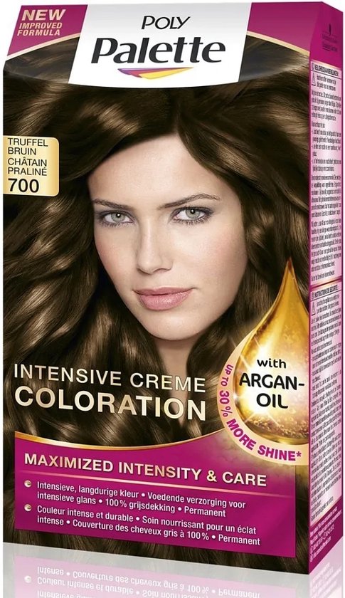 Schwarzkopf Poly Palette 700 Truffel Bruin Haarverf - 3 stuks -100% ...