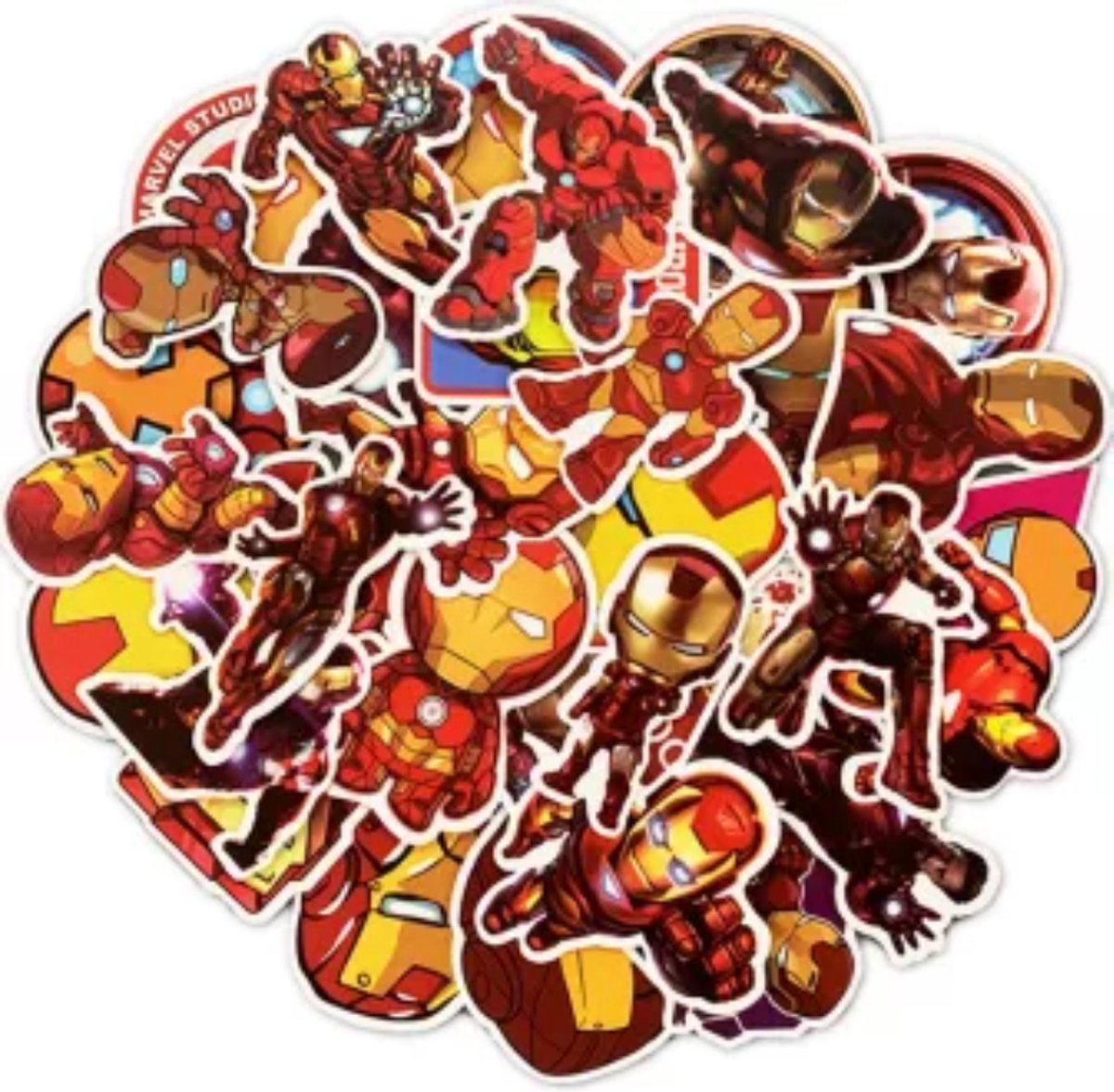 Iron Man Stickers - Marvel Avengers - Superheld - set 35 stuks - Laptop ...
