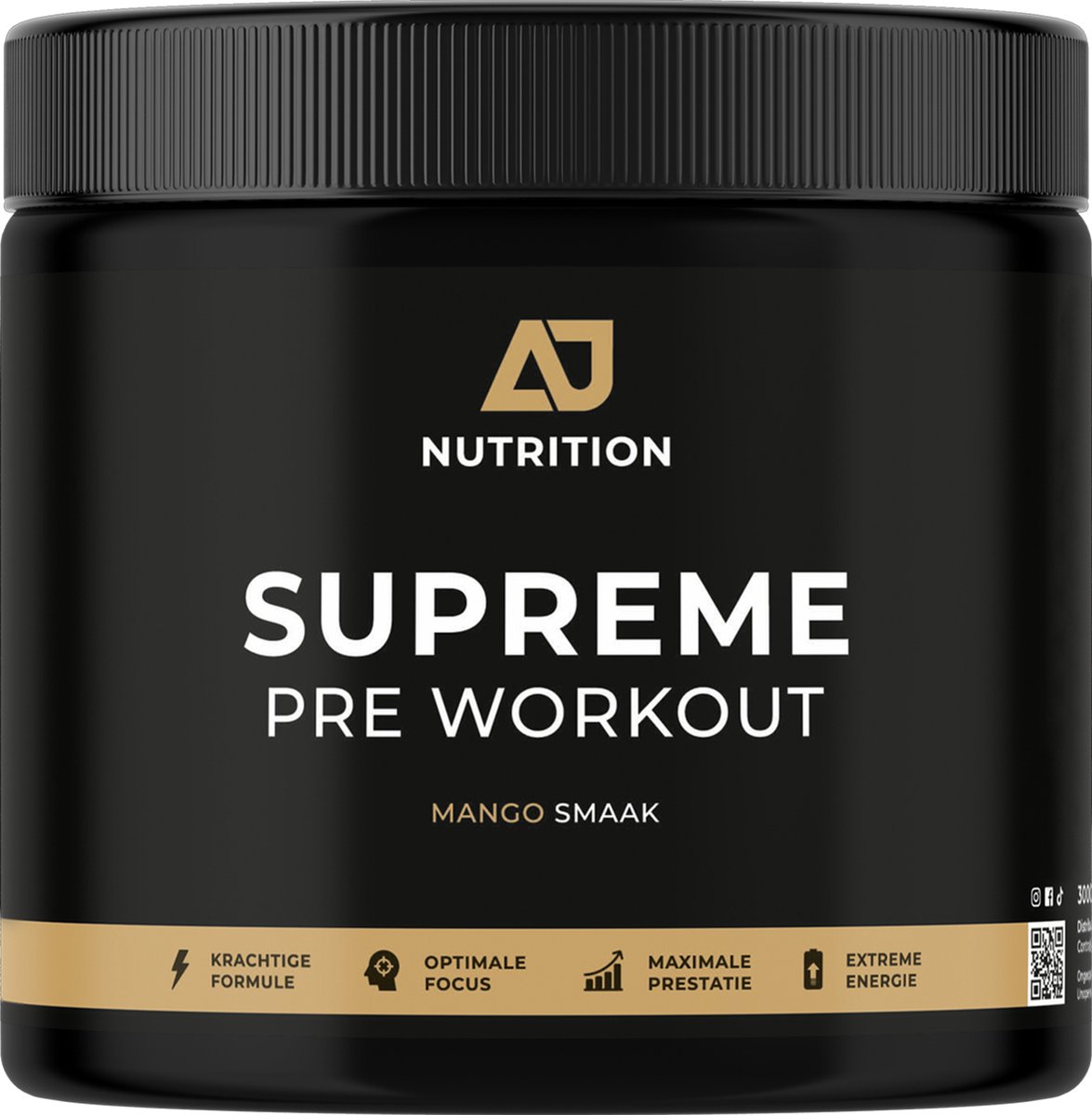 AJ Nutrition - Supreme pre workout | bol.com