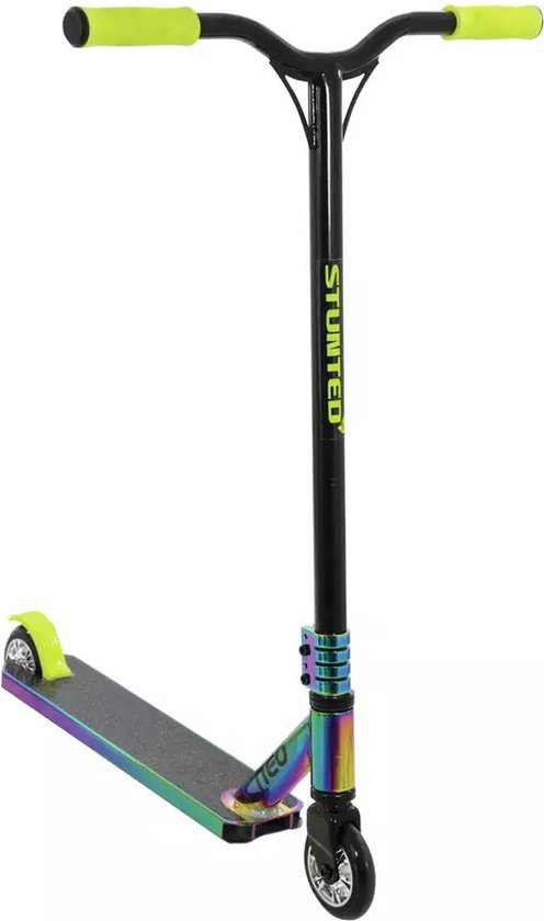 Stunted Neo stuntstep geel zwart 100kg draagvermogen | bol.com