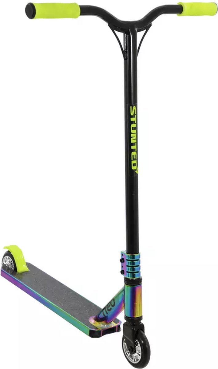 Stunted Neo stuntstep geel zwart 100kg draagvermogen | bol.com
