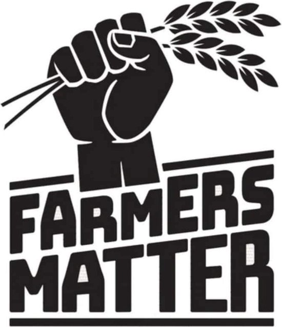 Farmers Matter - Auto sticker - Sticker - Boeren - WIT | bol