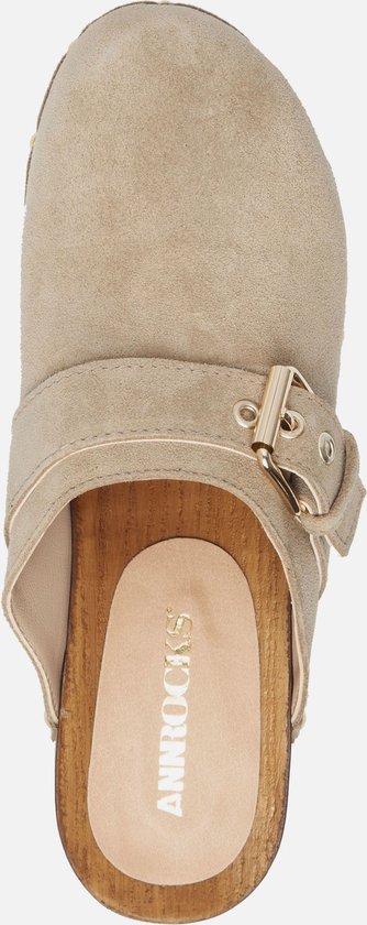 Ann Rocks Clogs sandalen beige - Maat 38 | bol.com