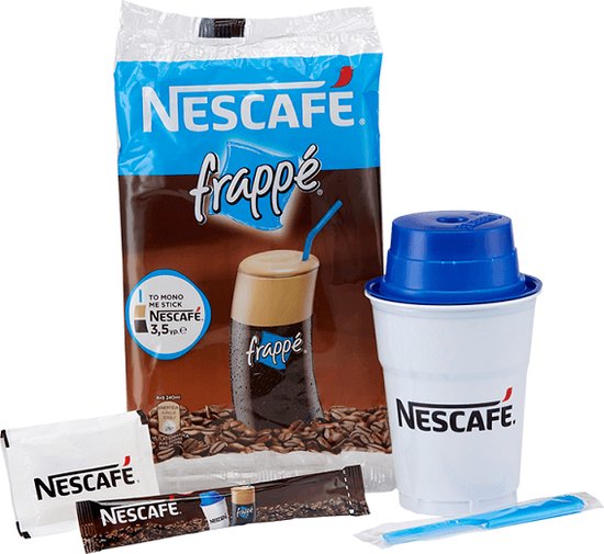 Nescafe Frappé 10 x 3.5g met shaker / greek | bol