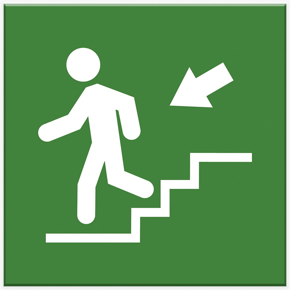 Pictogram Polystyreen | Traphal - Trap naar beneden met pijl | 10 x 10 ...