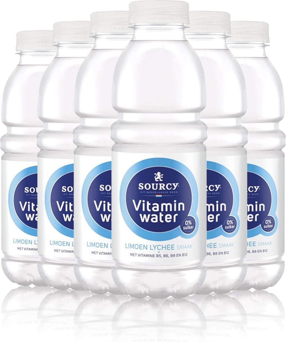 Sourcy® | 6x50cl Vitamin water limoen/lychee | koolzuurvrij | frisdrank ...