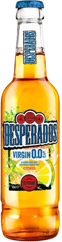 Desperados Virgin 0.0% Flesjes 33cl Doos 24 Stuks Alcoholvrij Bier ...
