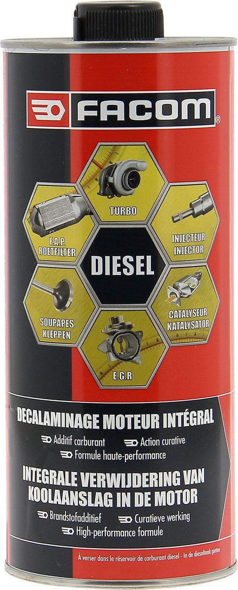 Facom Diesel Motor Reiniger 1L - additief - reinigt roetfilter, EGR ...