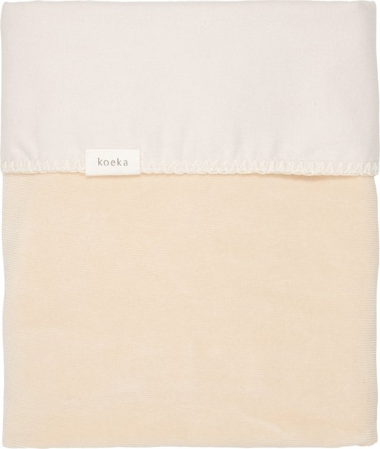 Koeka Baby dekentje wieg flanel Oddi - warm wit - 75x100cm | bol.com