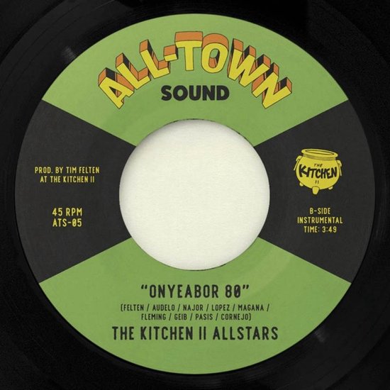 Kitchen II All Stars - Bongo Grove (7" Vinyl Single) (Coloured Vinyl ...