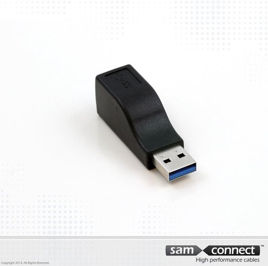 USB B naar USB A 3.0 koppelstuk, f/m | Signaalkabel | sam connect kabel ...