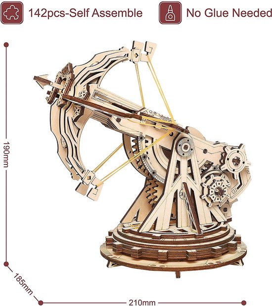 3D Houten Puzzel voor Volwassenen Tieners Bouw Model Kits voor ...