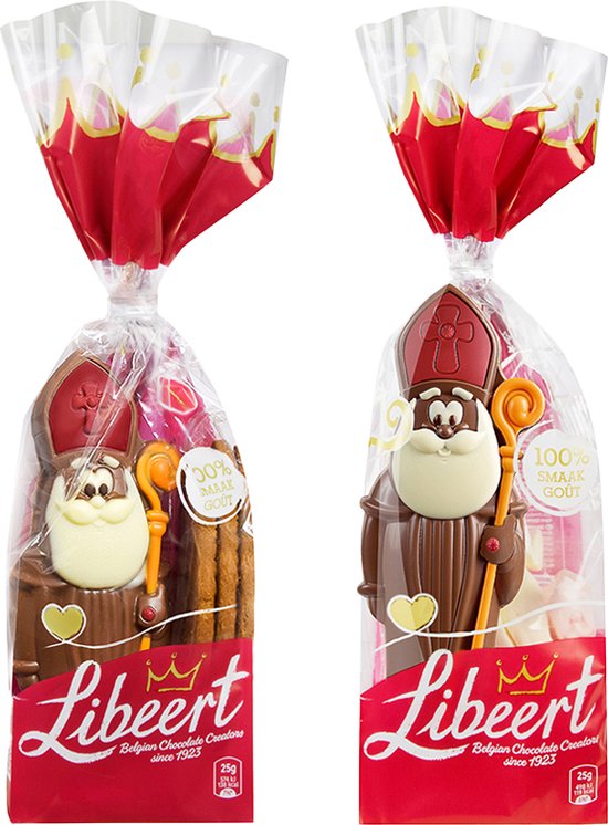 Libeert chocolade Sint figuren - chocolade met guimauven en speculoos ...