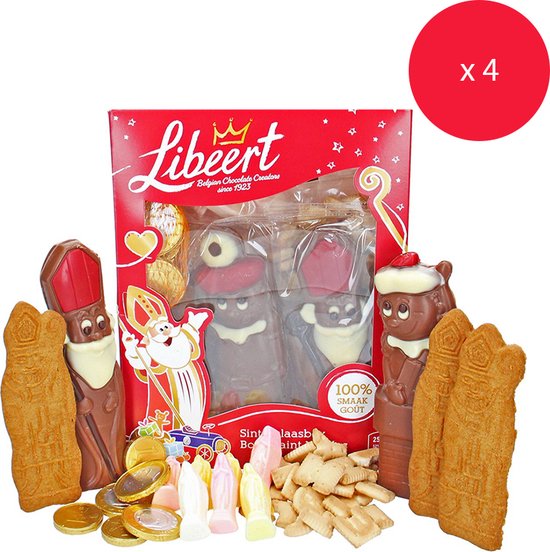 Libeert Sint pakket - chocolade, guimauves, munten en nicnacs ...