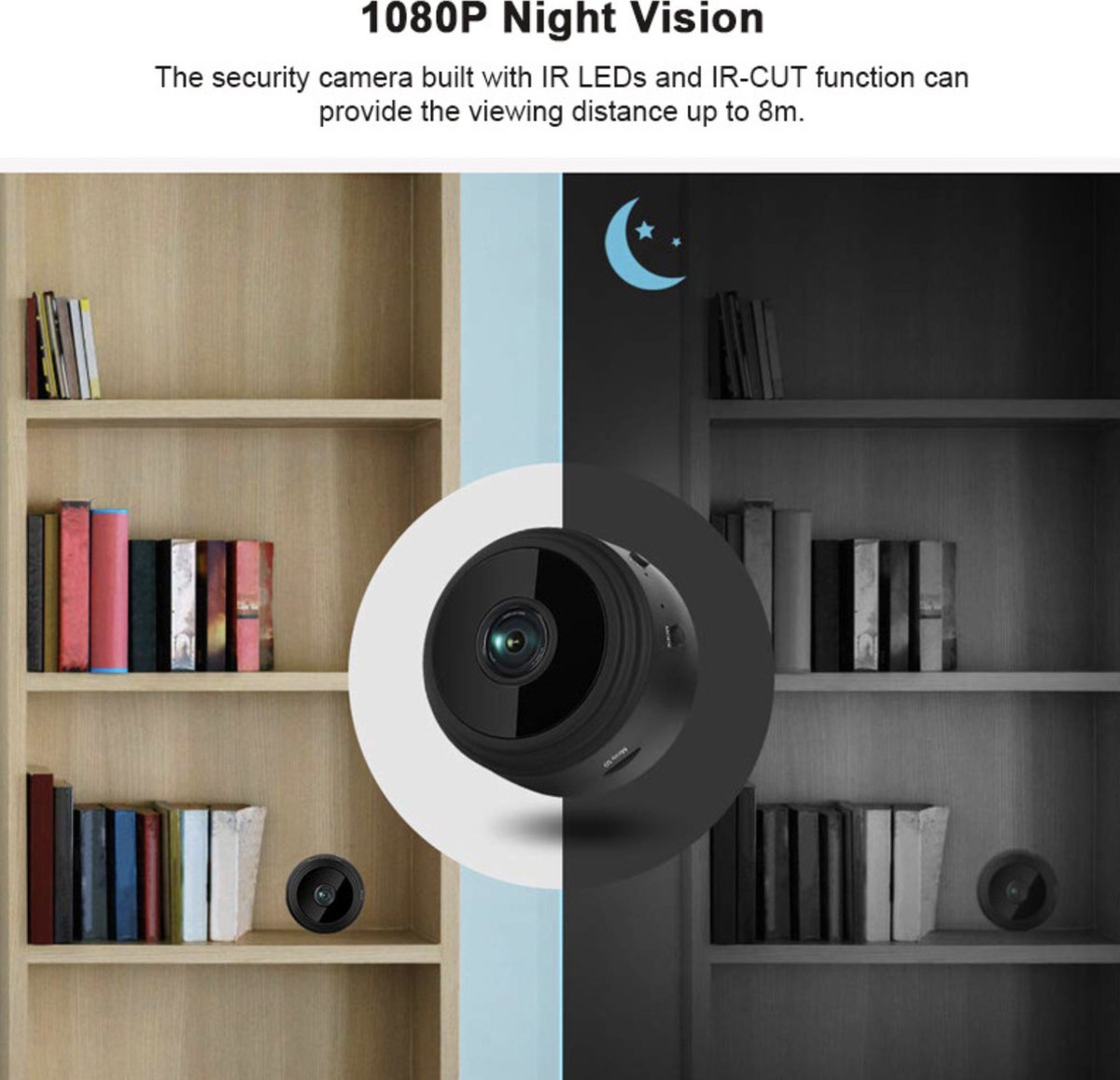 CB-Goods Smart Spy Camera 300mAh - Verborgen Camera - Mini Camera - Spy Cam - WiFi... | bol.com