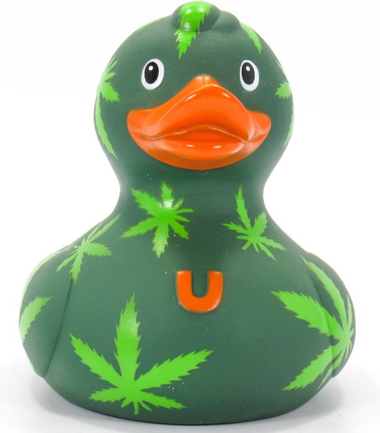 Luxury HEMP Duck van Bud Duck: Mooiste Design badeend ter Wereld 10CM | bol
