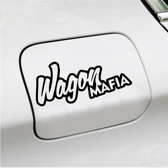 Bumpersticker - Wagon Maffia - 8,6 X 19 - Zwart | bol