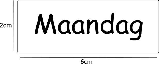 Weekdagen Nederlands - weekdagen -pictogram - pictogrammen ...