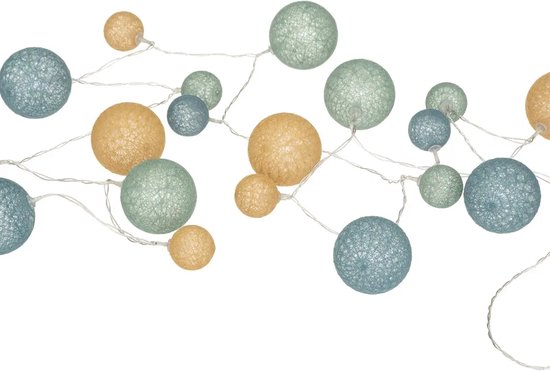 Atmosphera LED decoratieve slinger multi dia balletjes - Lichtslingers ...