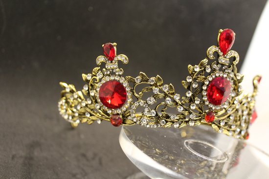 Mooie tiara, kroon, bruid, prinses, haaraccessoire, luxe diadeem ...