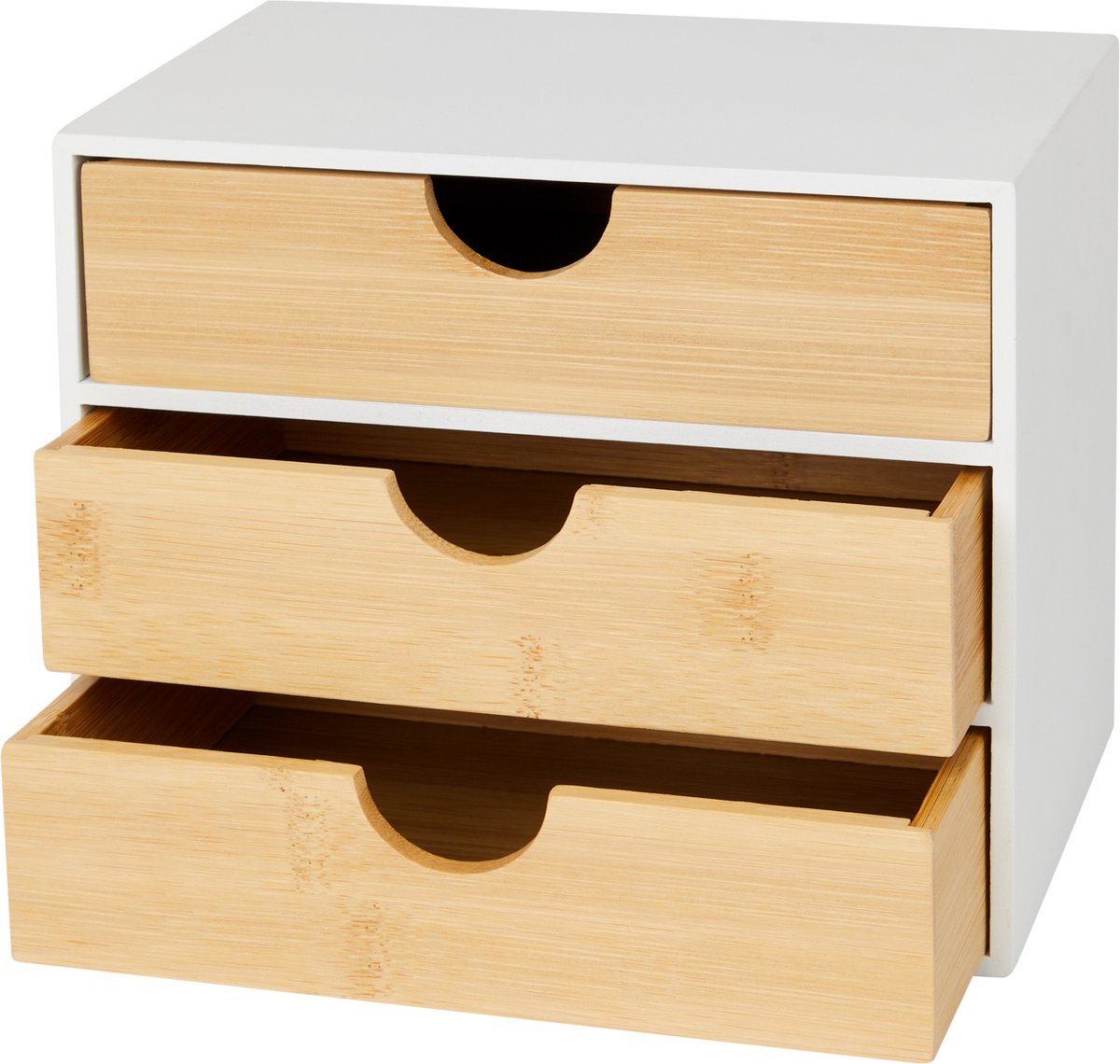 Bamboe bureaukastje - 3 Lades - 20 x 13 x 17,5 cm - FSC®-gecertificeerd ...