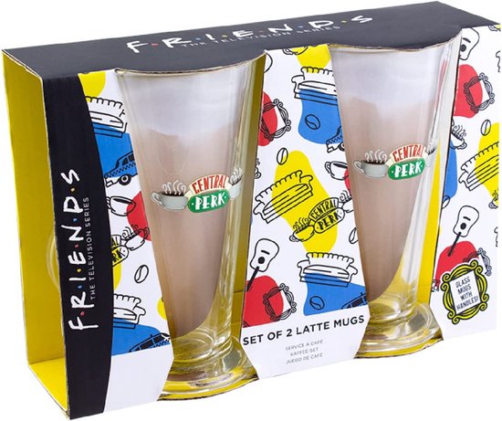 FRIENDS - Set of 2 Latte Mugs | bol.com