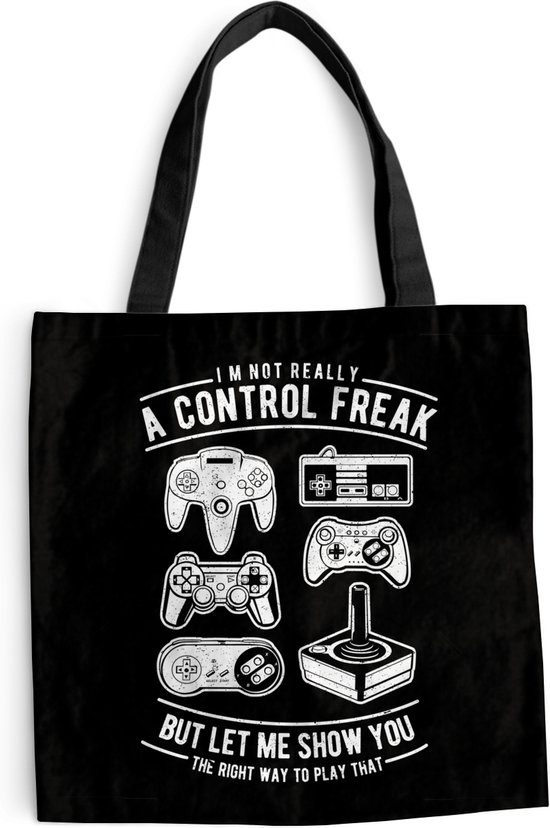 Schoudertas - Strandtas - Shopper Mancave - Games - Controller ...