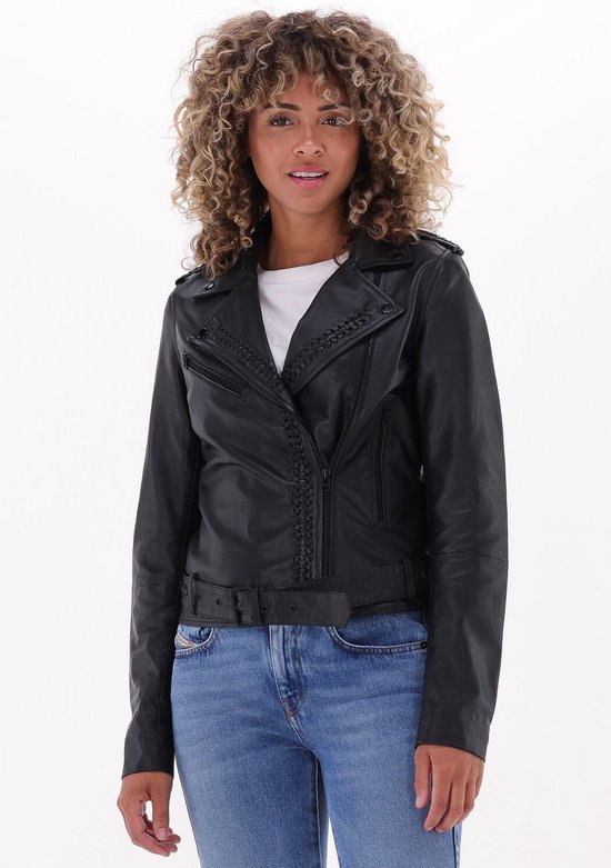 Goosecraft Jade Braided Jassen Dames - Winterjas - Zwart - Maat L | bol.com