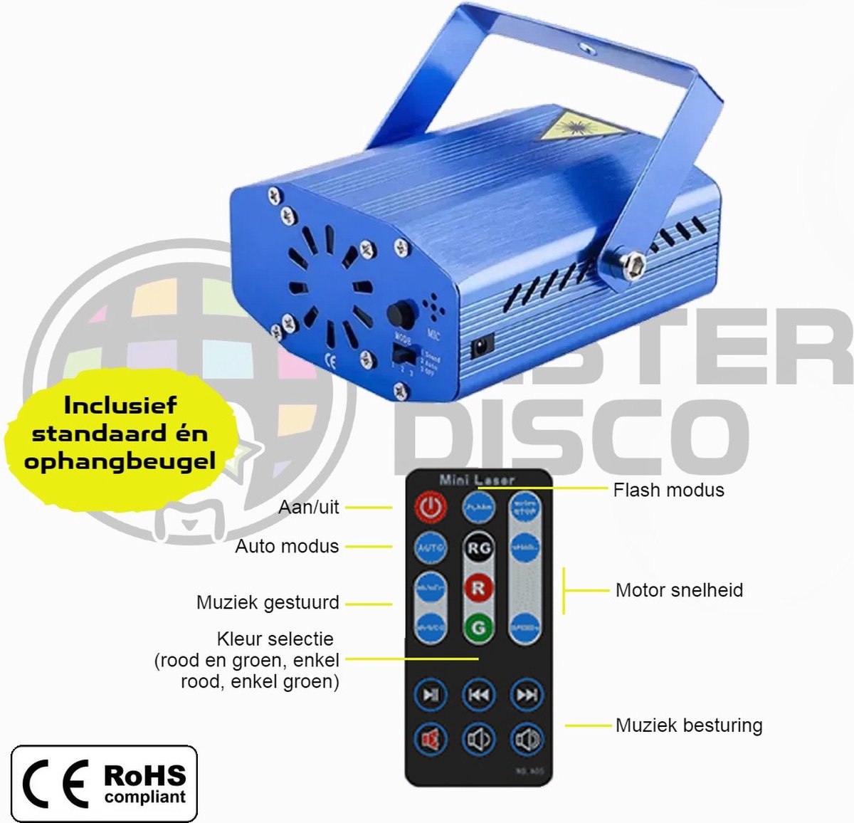 Mister Disco - Boîte de fête Grizzly 5000 | Lampe Disco + Head ...