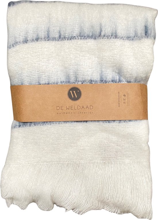 Plaid wit met blauw | bol