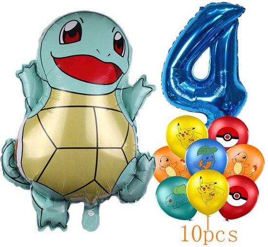 Pokemon Verjaardag Versiering - Pokémon Ballonnen - Pokemon Themafeest ...