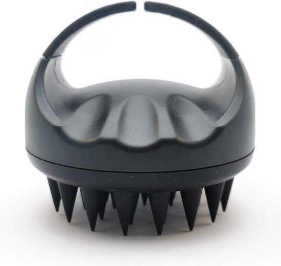 Jinius ® - Zwart - Scalp Massager - Massage Borstel Hoofdhuid - Brush - Siliconen... | bol
