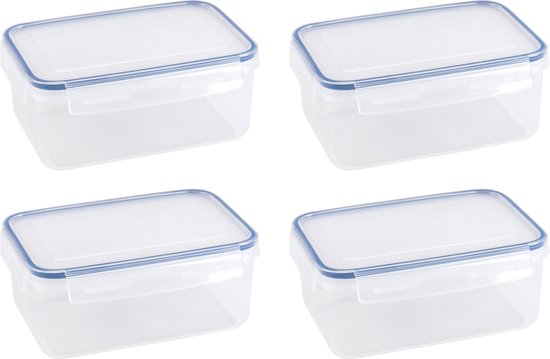Sunware - Sunware Basic vershouddoos 2L - Set van 4 - Transparant | bol
