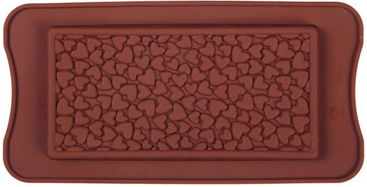 chocolade vorm Hartjes reep - siliconen vorm mal voor ijsblokjes ...