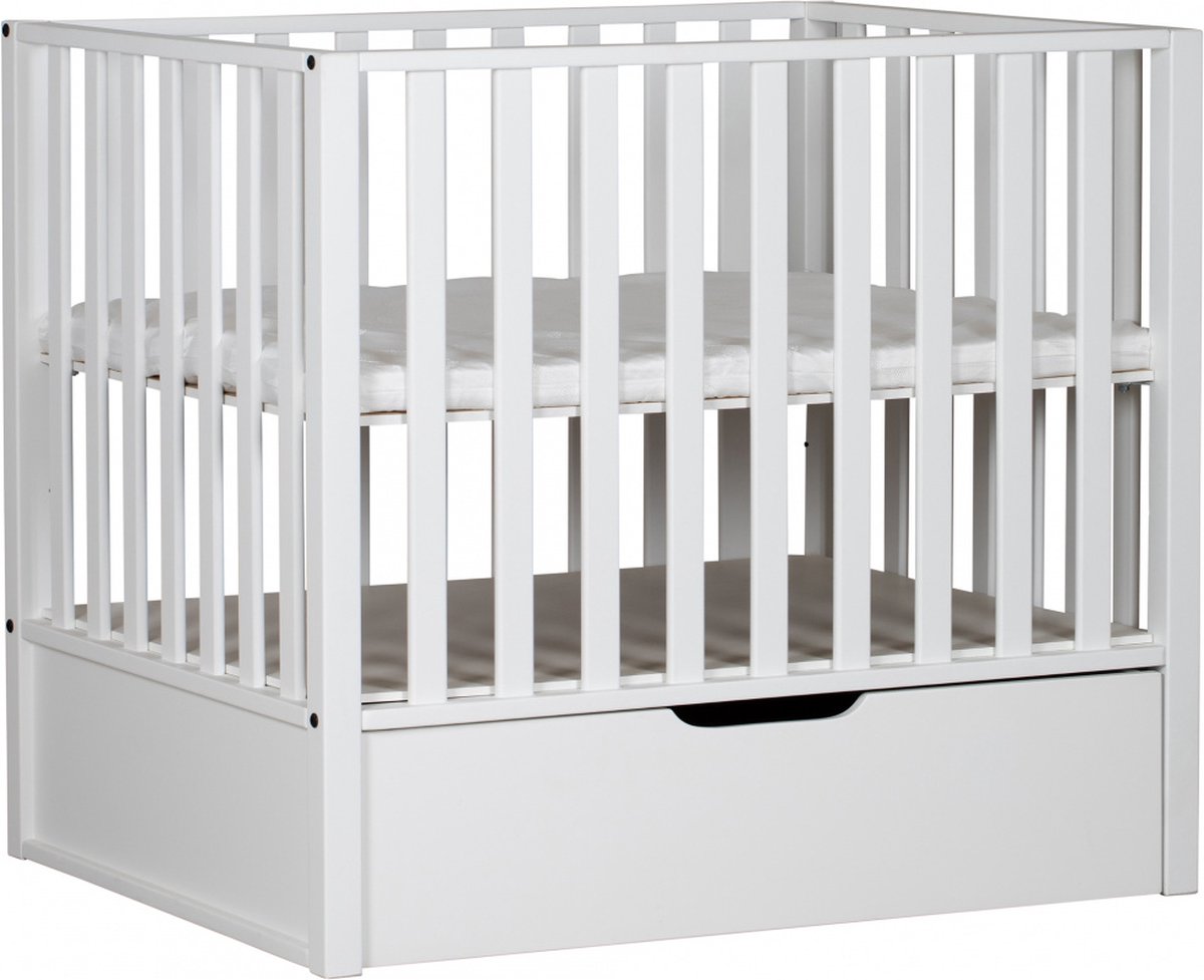 TWF Box Bas Met Lade Mat Wit | bol