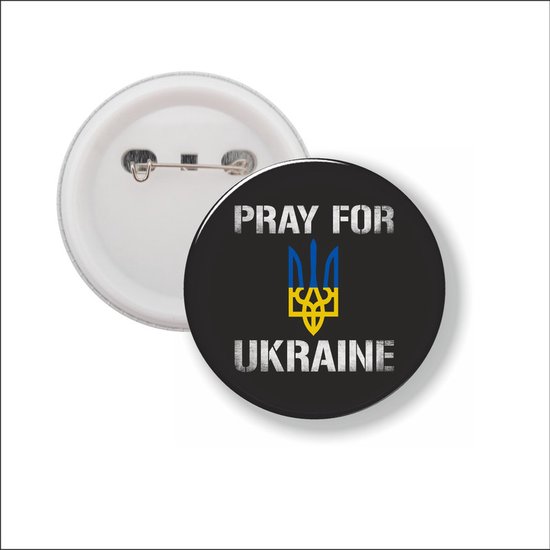 Button Met Speld - Pray For Ukraine - Oekraine | bol