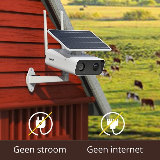 Thuys Buitencamera met Nachtzicht - Beveiligingscamera Draadloos Buiten Wifi/4G -... | bol.com