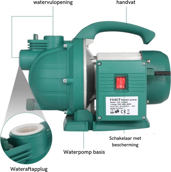 Thuys Hydrofoorpomp - Waterpomp - Hydrofoorpomp - Tuinpomp - Beregeningspomp -... | bol.com