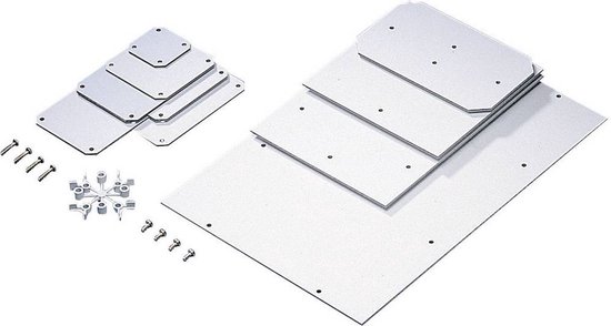 Rittal PK 9548.000 Montageplaat Hardpapier Grijs-wit (RAL 7035) 1 stuk ...
