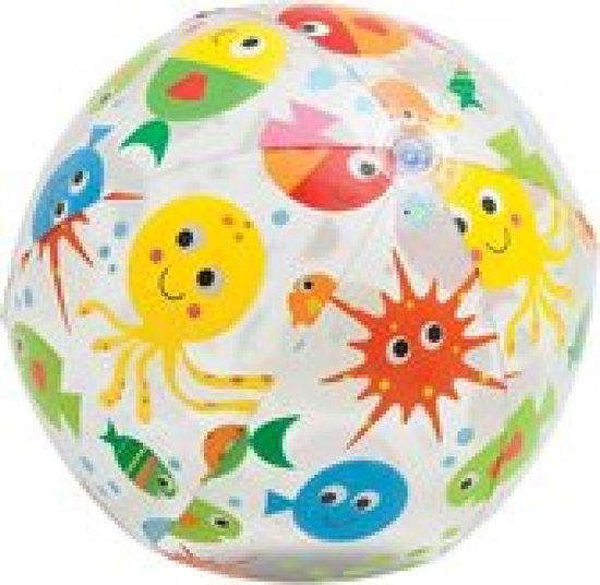 Intex Strandbal 61cm met print | bol.com