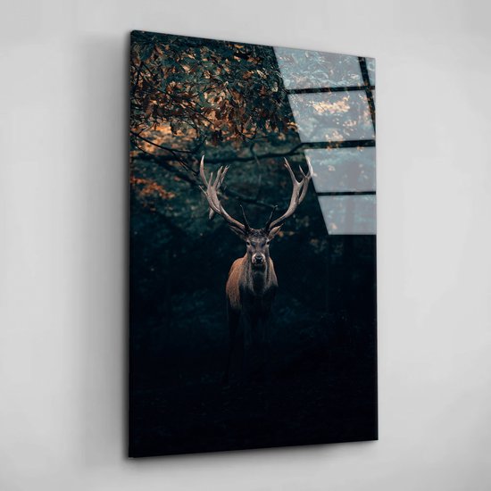Artevue - Schilderij - Hert - Plexiglas met luxe ophangsysteem - Top ...