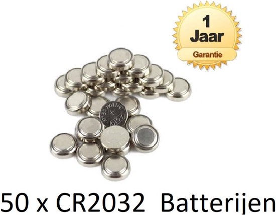 CR2032 batterij - CR2032 Knoopcel Batterij 3V - Lithium Cell CR2032 - CR2032 3V -... | bol.com