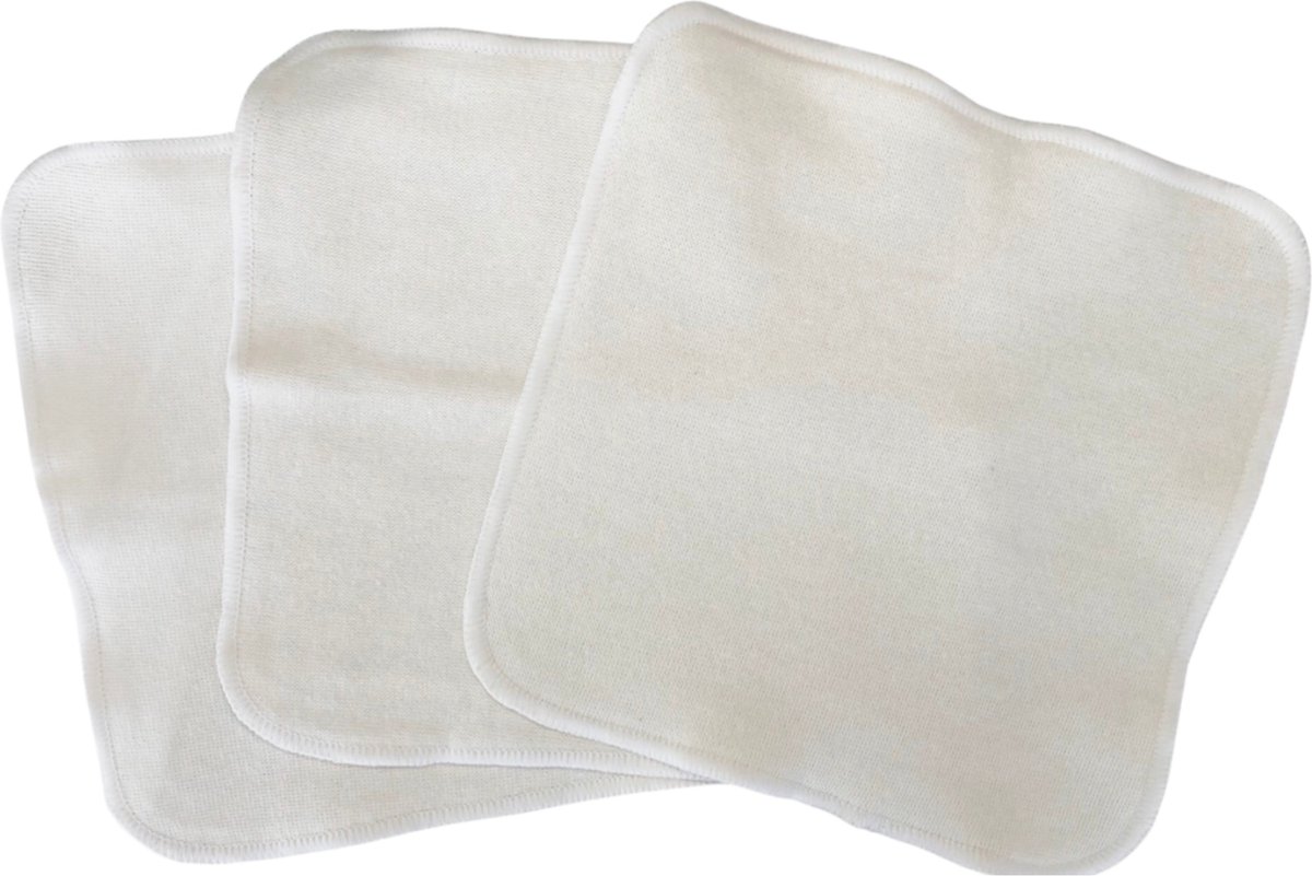 Wasbare Doekjes Baby, Handjes, Gezicht & Billen (16x22cm) Bamboe 3 ...