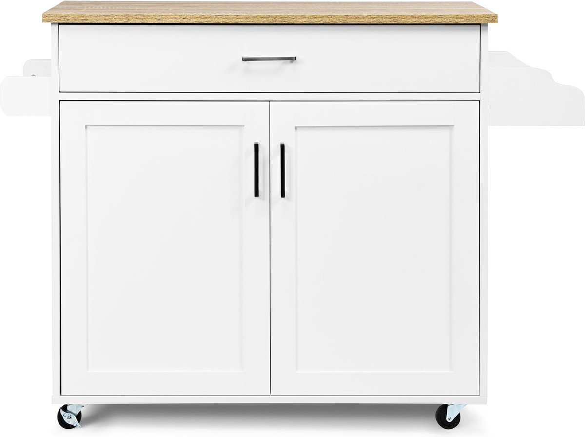 Keukentrolley - Oprolbare - Keukeneiland - Keukenkast - Serveerwagen ...
