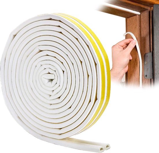 Simple Fix Tochtstrip - 5 meter x 9mm - Tochtband - Tochtstrips voor ...